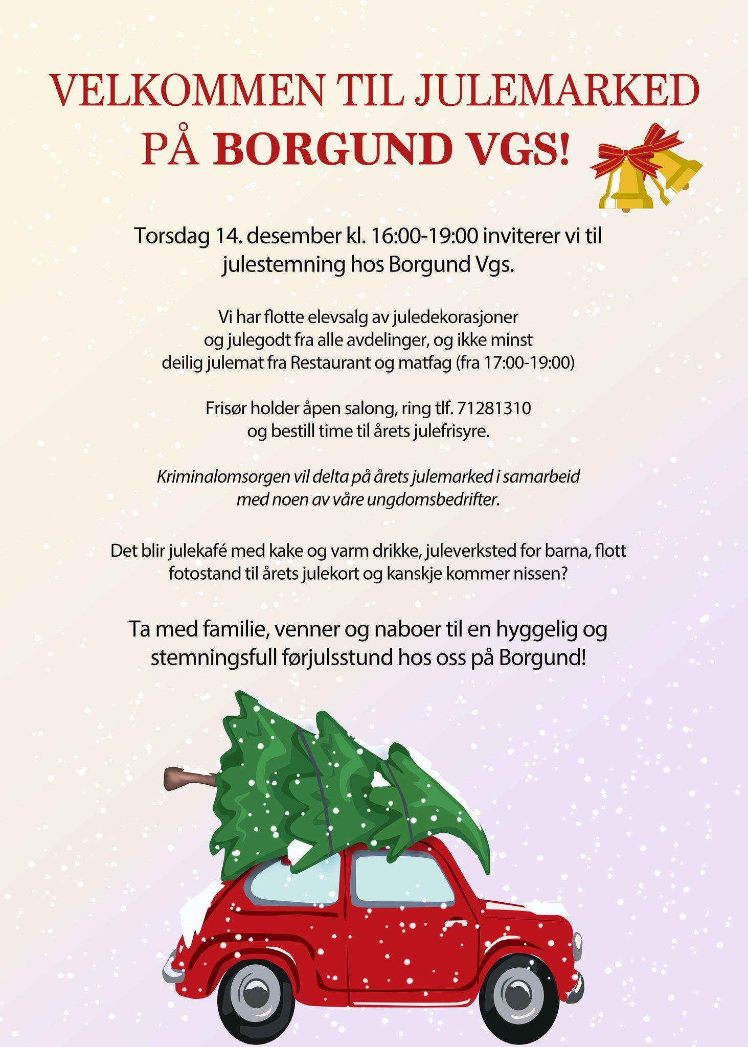 Julemarked på Borgund VGS! | Ålesund fengsel 11. desember 2023